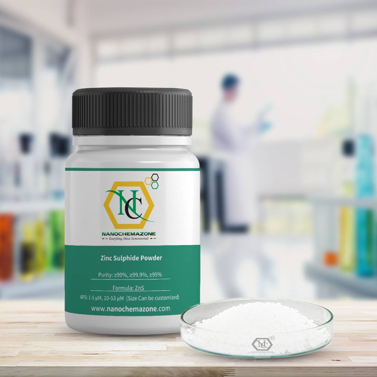 Zinc Sulphide Powder | Low Price $45 | Nanochemazone