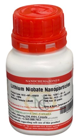 Lithium Niobate Nanoparticles | Low Price $35 | Highly pure | Nanochemazone