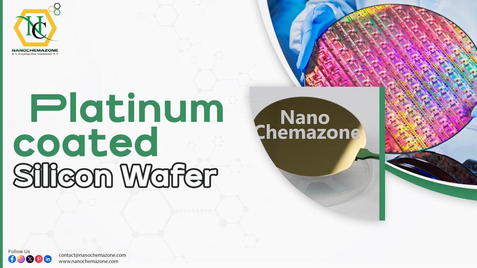 Platinum Coated Silicon Wafer Customizable Precision Wafers