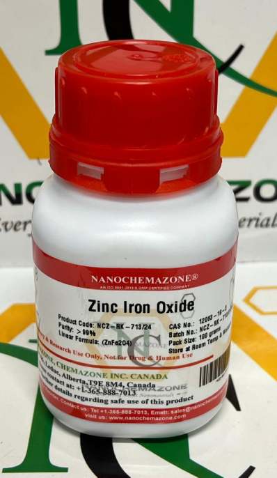 Zinc Iron Oxide (ZnFe2O4) Nanopowder | Truly Low Price | Nanochemazone